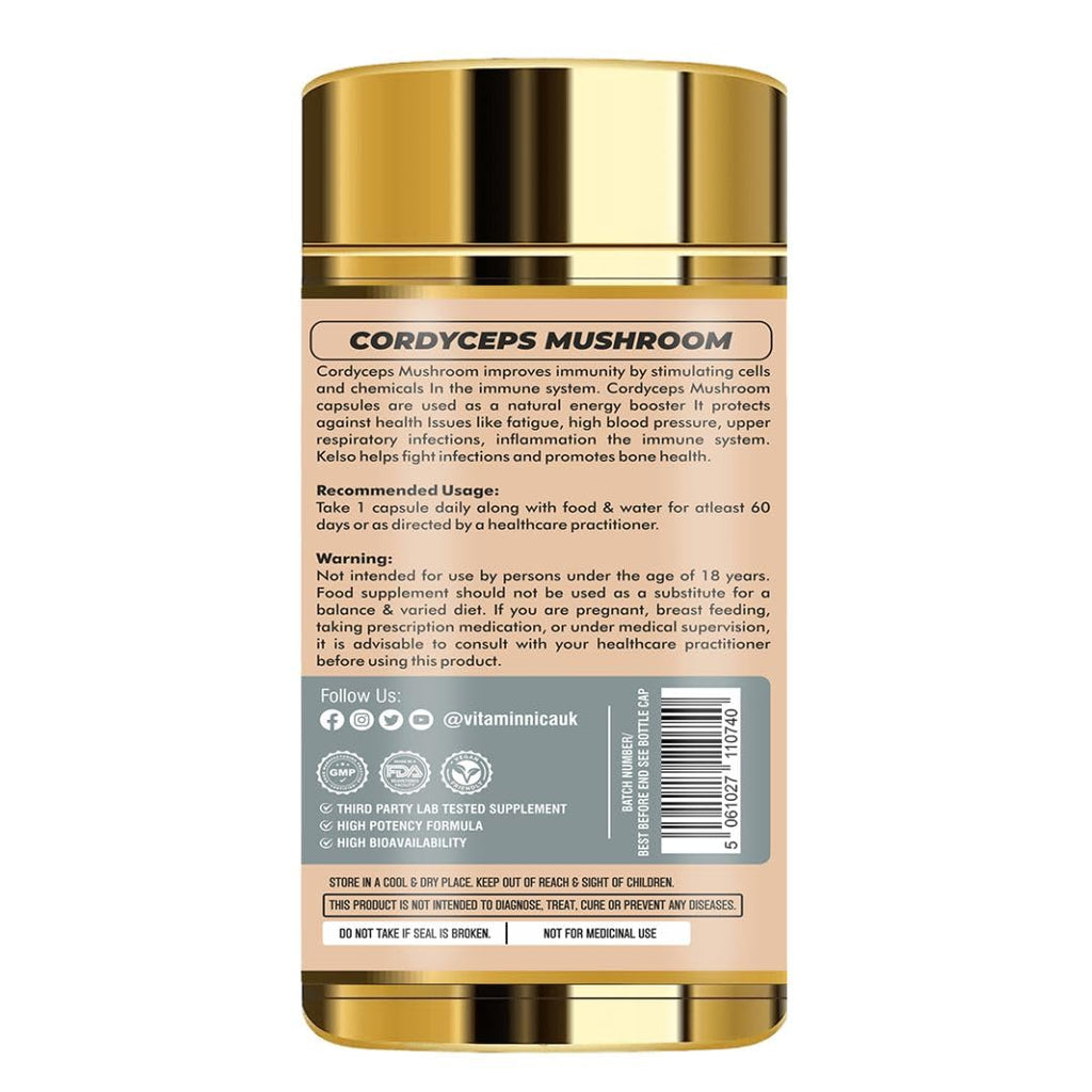 Vitaminnica mushroom supplement for athletes