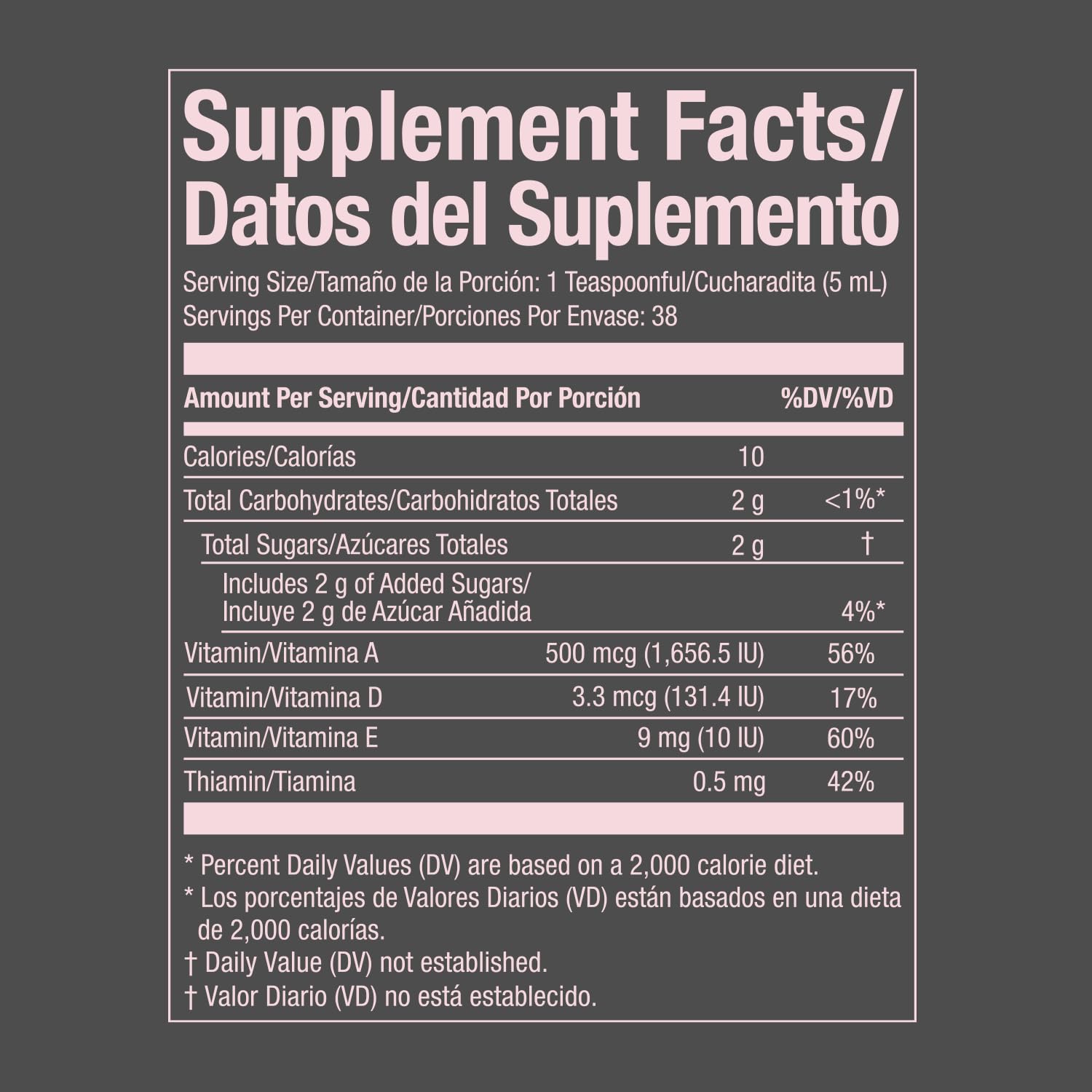 vitamins A E B1 blend