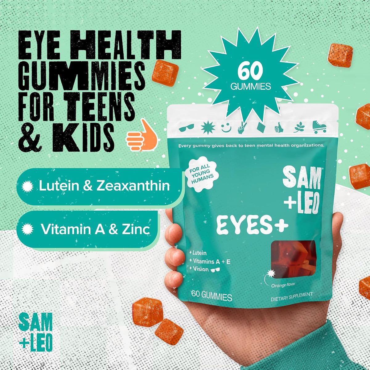 Vitamins A E C Lutein gummies