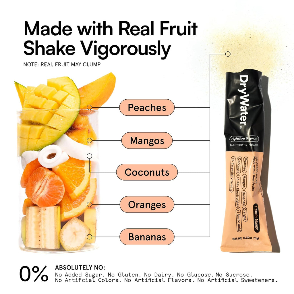 Vitamins and electrolytes for hydration