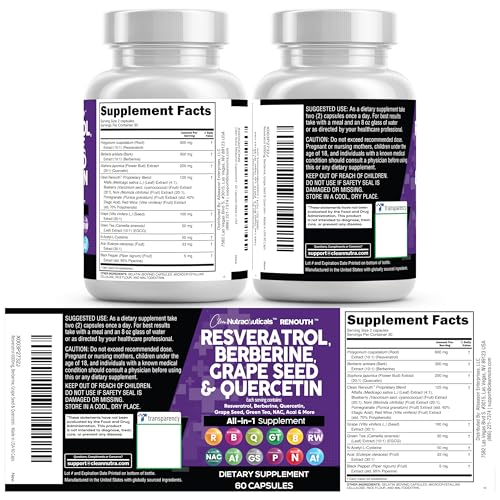 Vitamins and herbal supplements combo