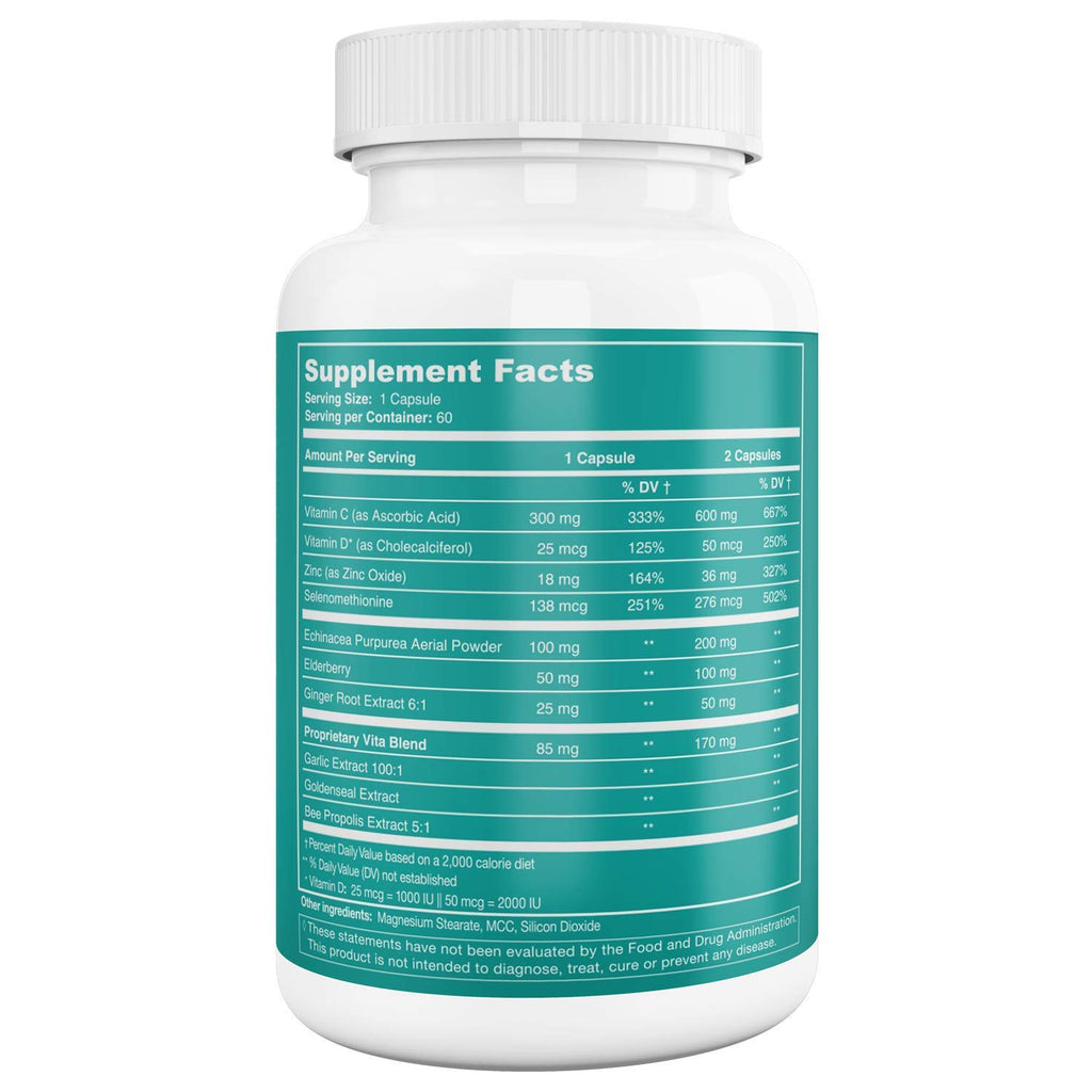 Vitamins and herbs for immune strength