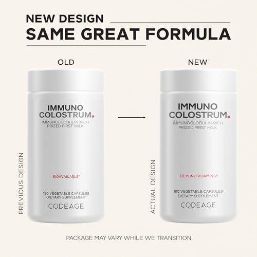 Vitamins and immunoglobulins in capsules