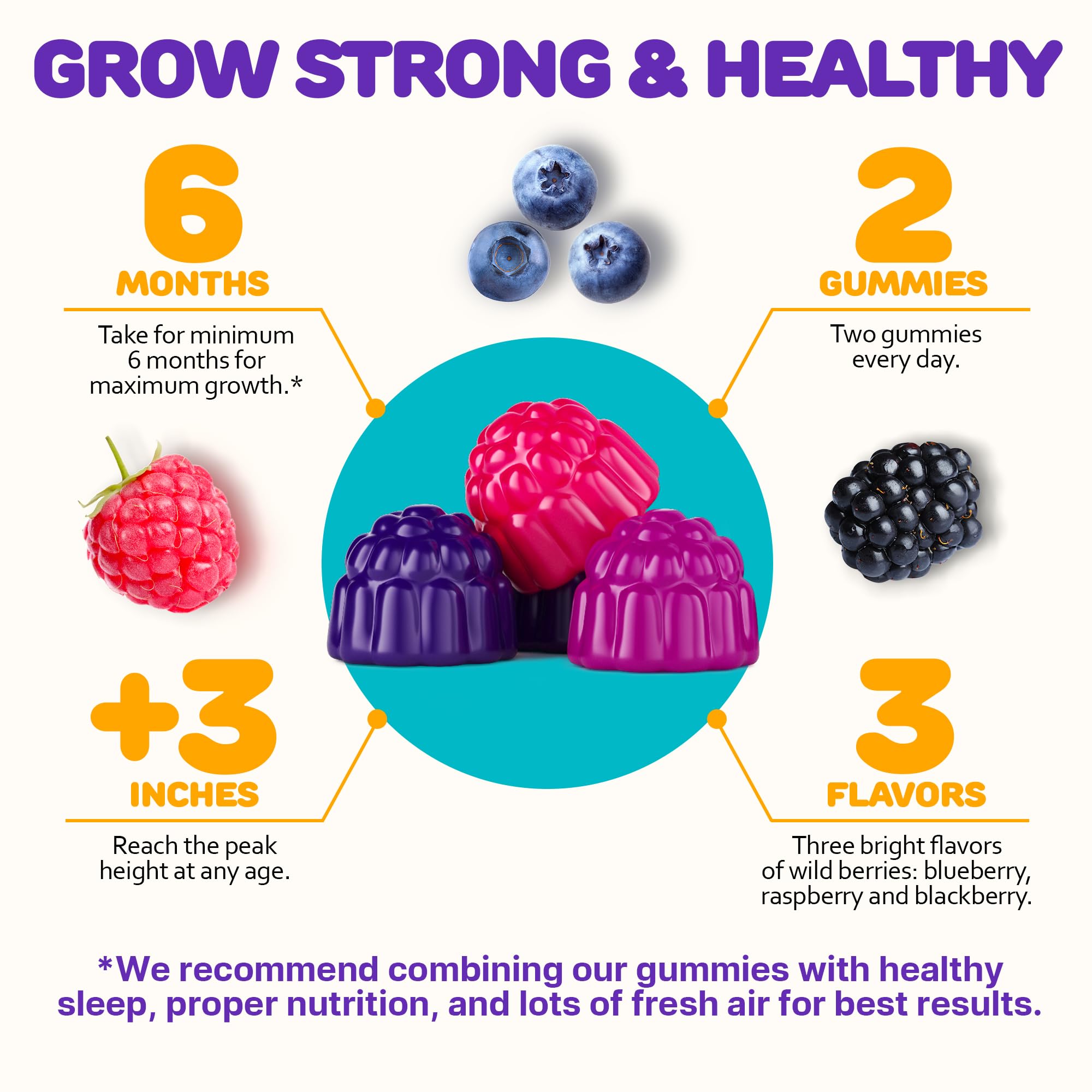Vitamins and minerals for active lifestyles