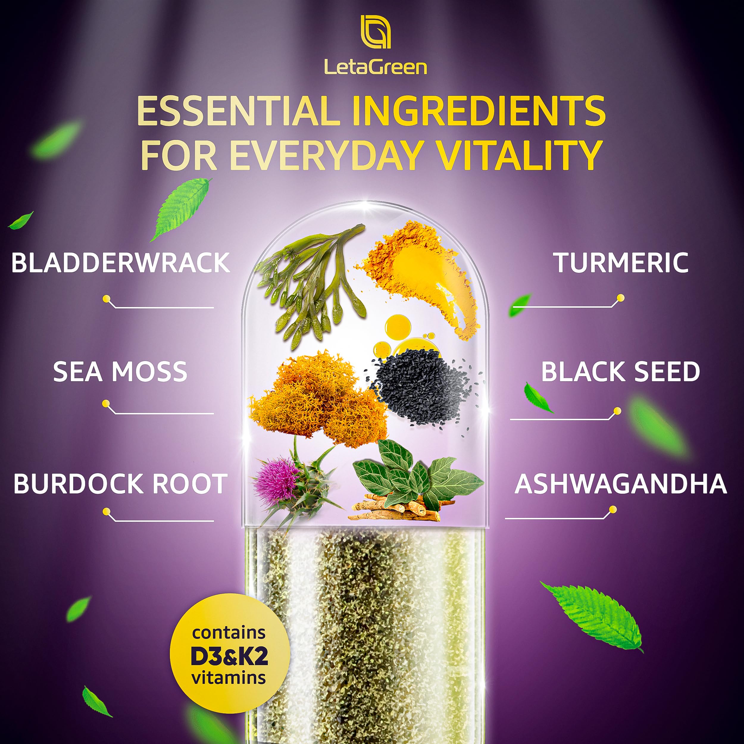 Vitamins and minerals for daily health