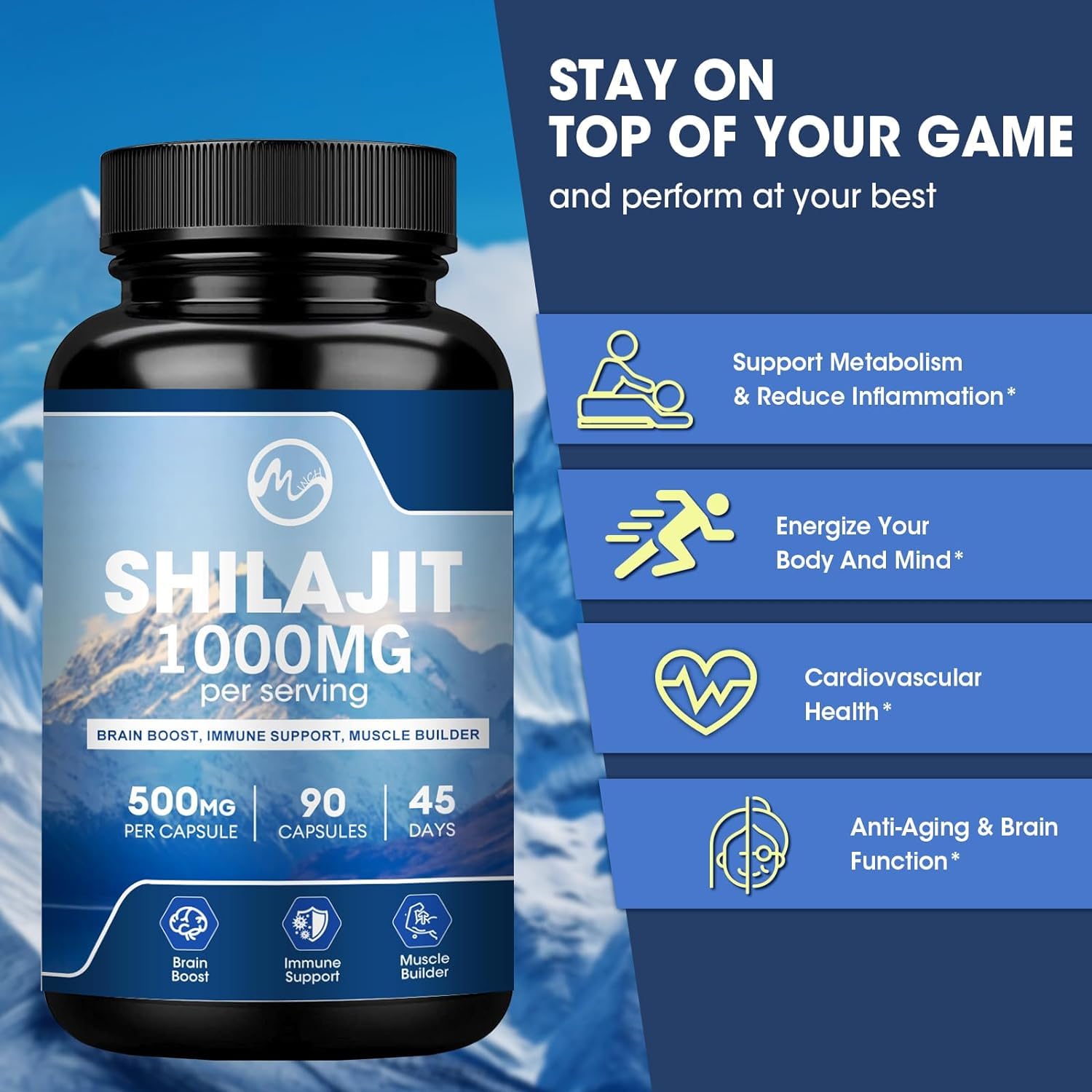Vitamins and minerals for daily wellness