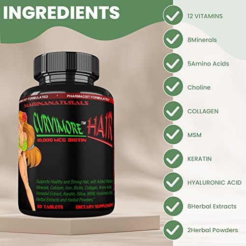 Vitamins and minerals for hair vitality