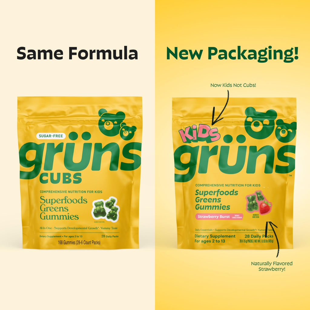 Vitamins and minerals for healthy growth