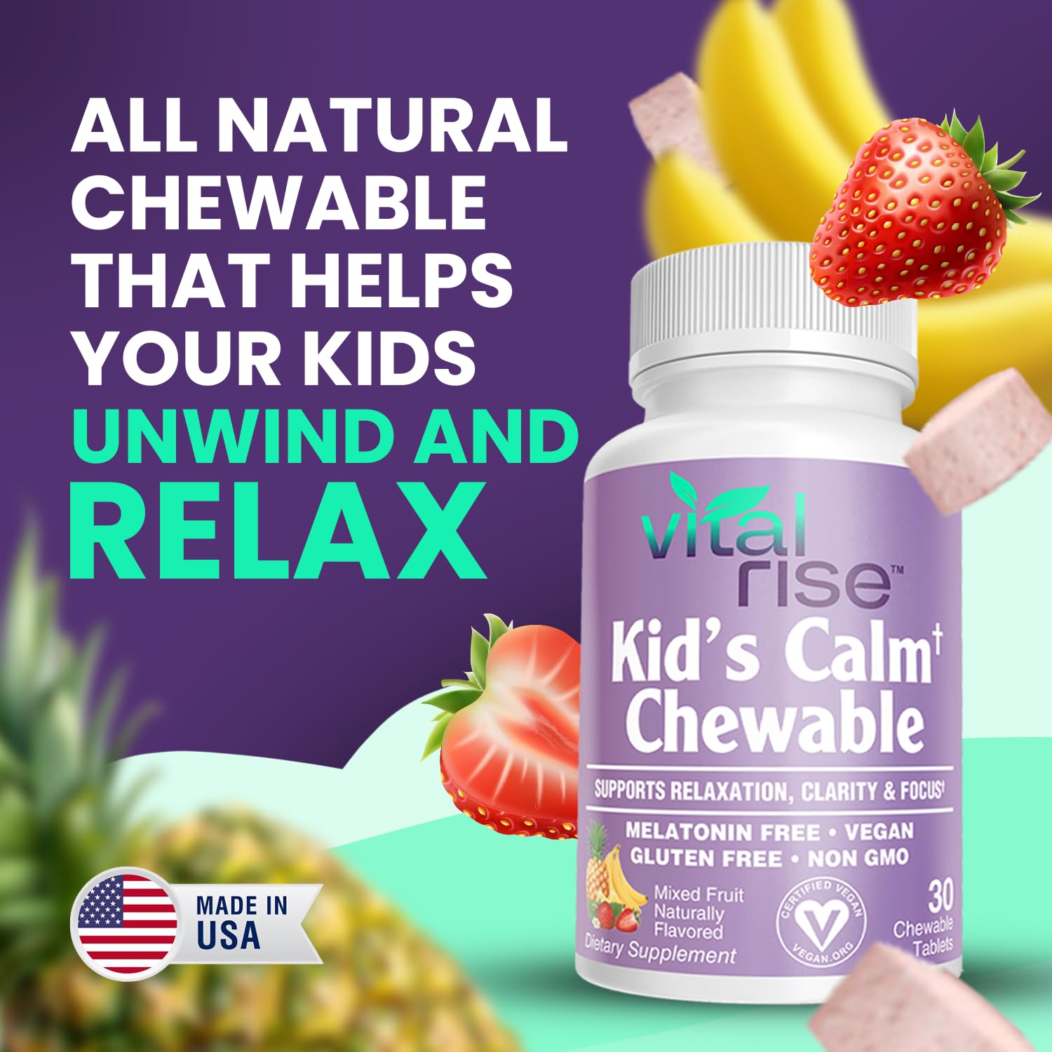 Vitamins and minerals for kids' health
