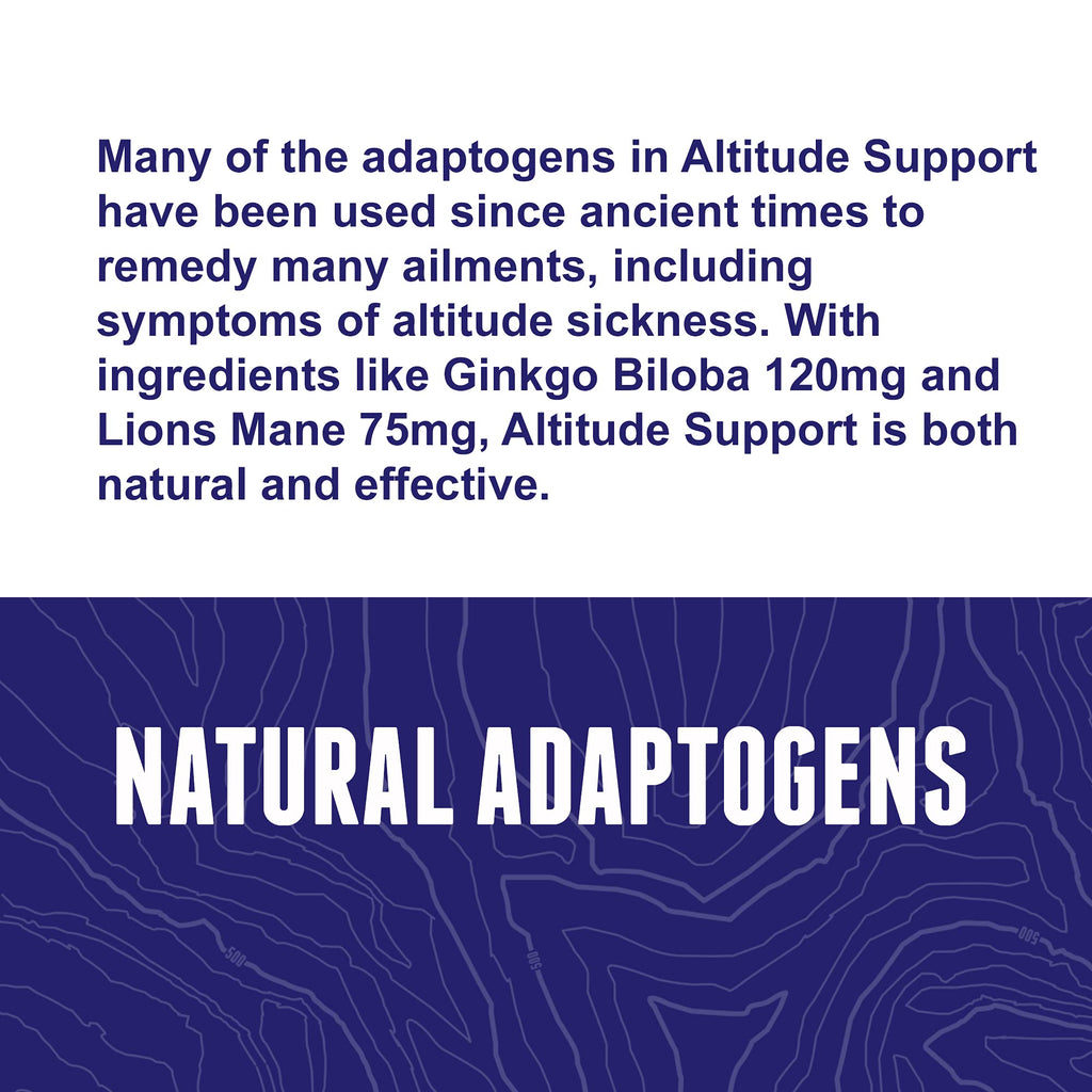 Vitamins and minerals for mountain trips
