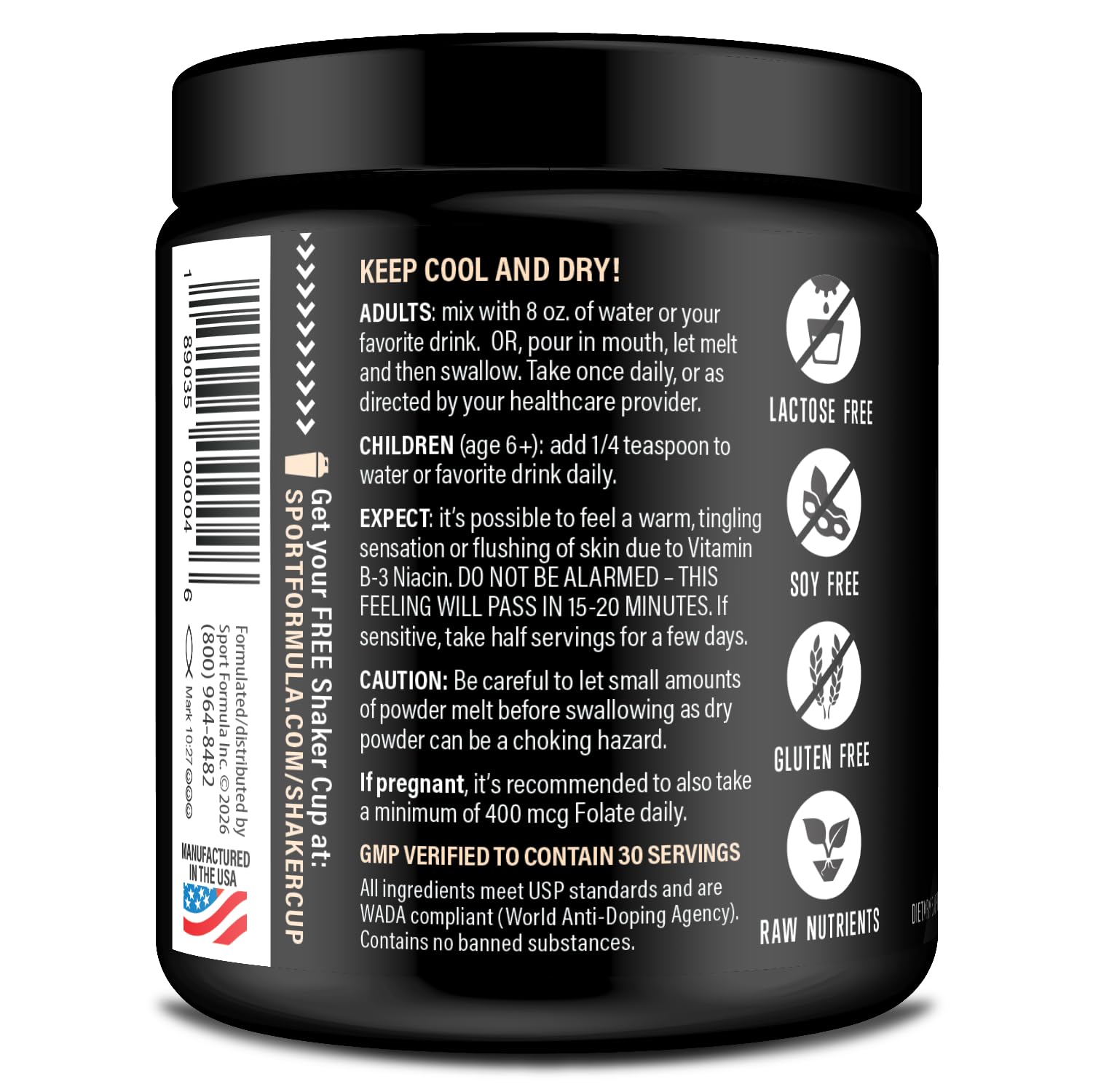 Vitamins and minerals for optimal health