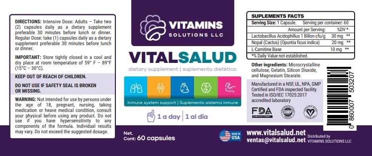 Vitamins and minerals for overall health