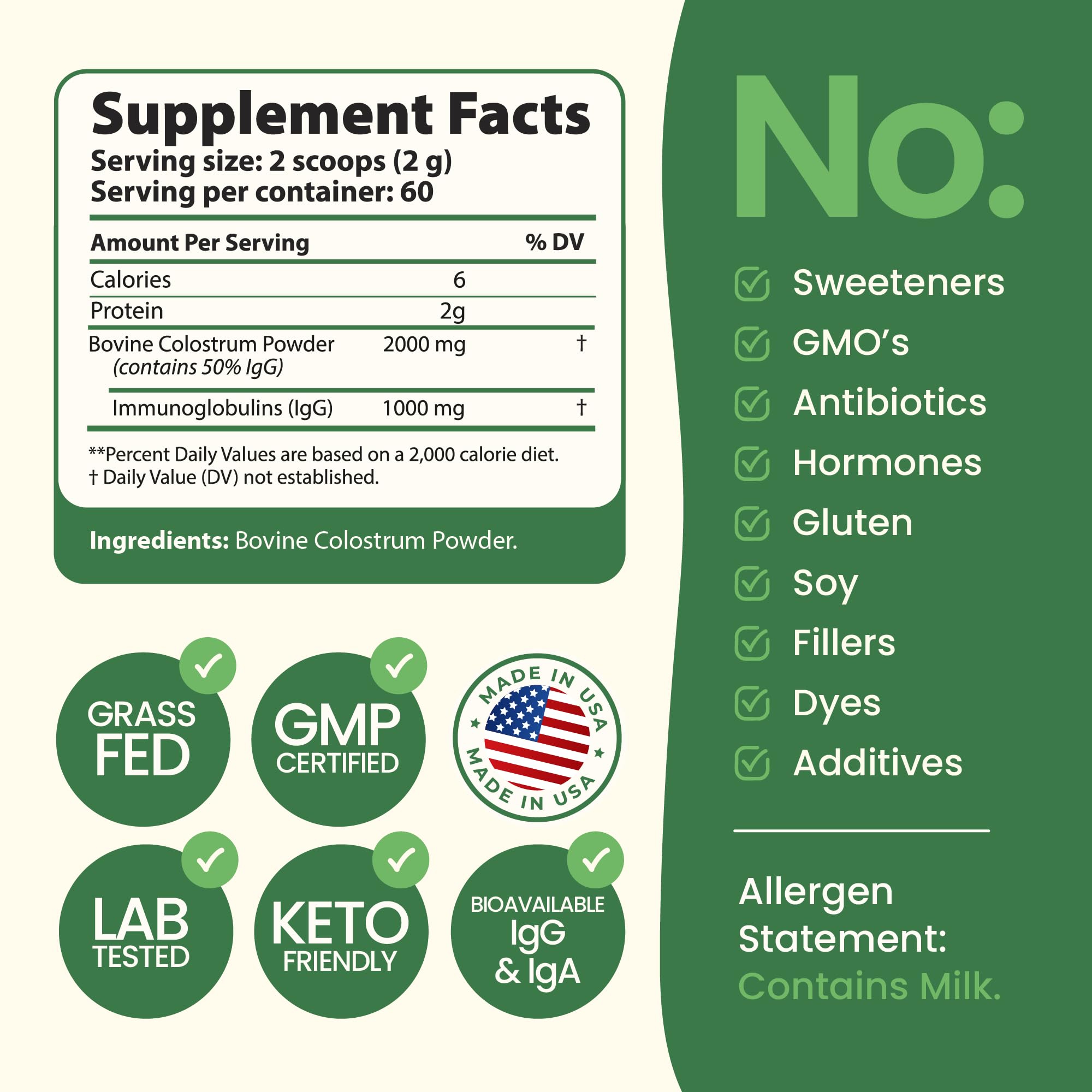 Vitamins and minerals for overall health