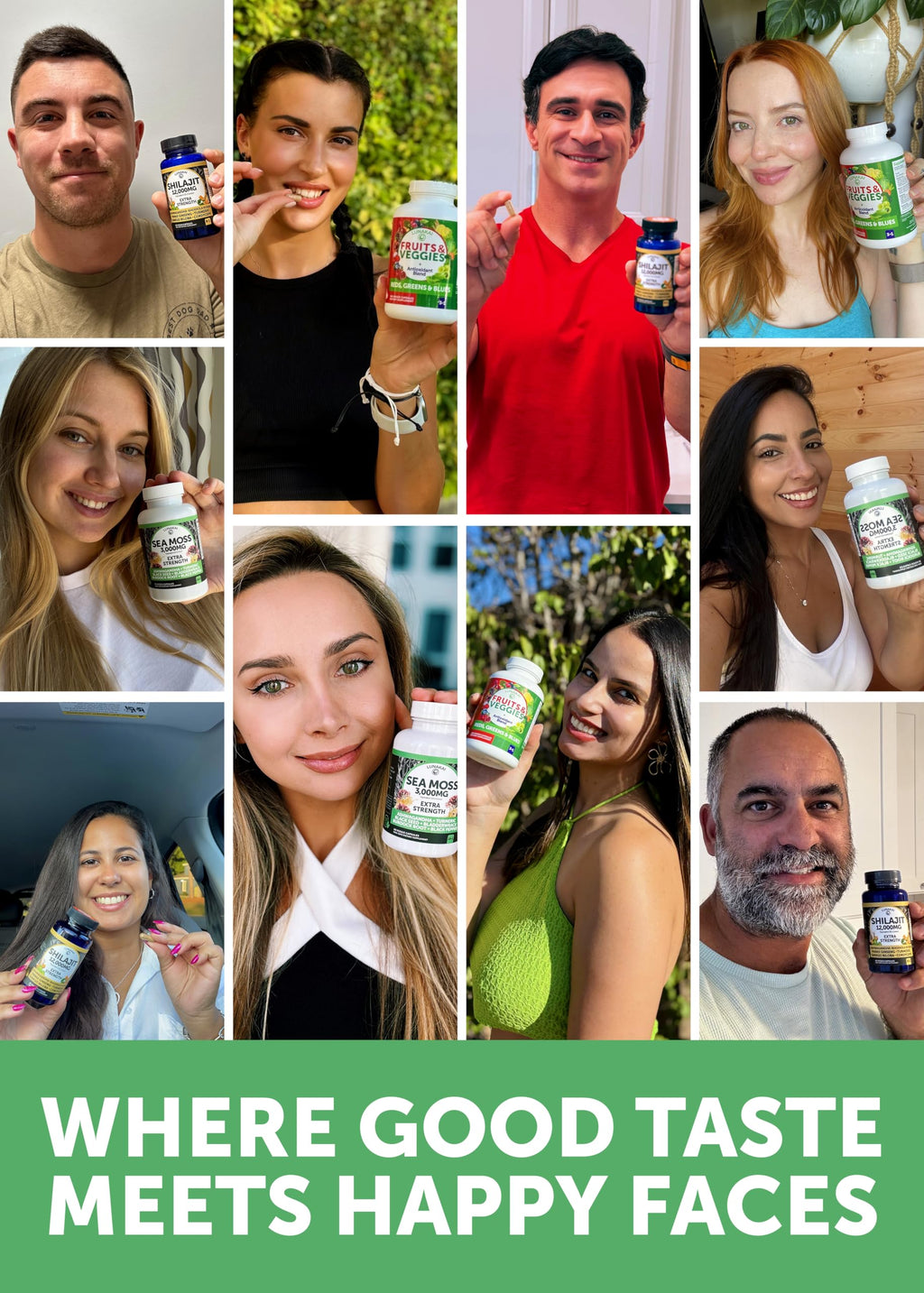 Vitamins and minerals for overall vitality