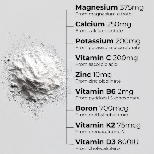 Vitamins and minerals for strong bones