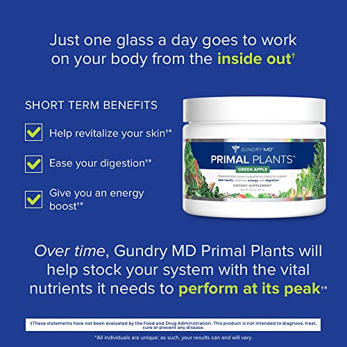 Vitamins and minerals in green apple powder