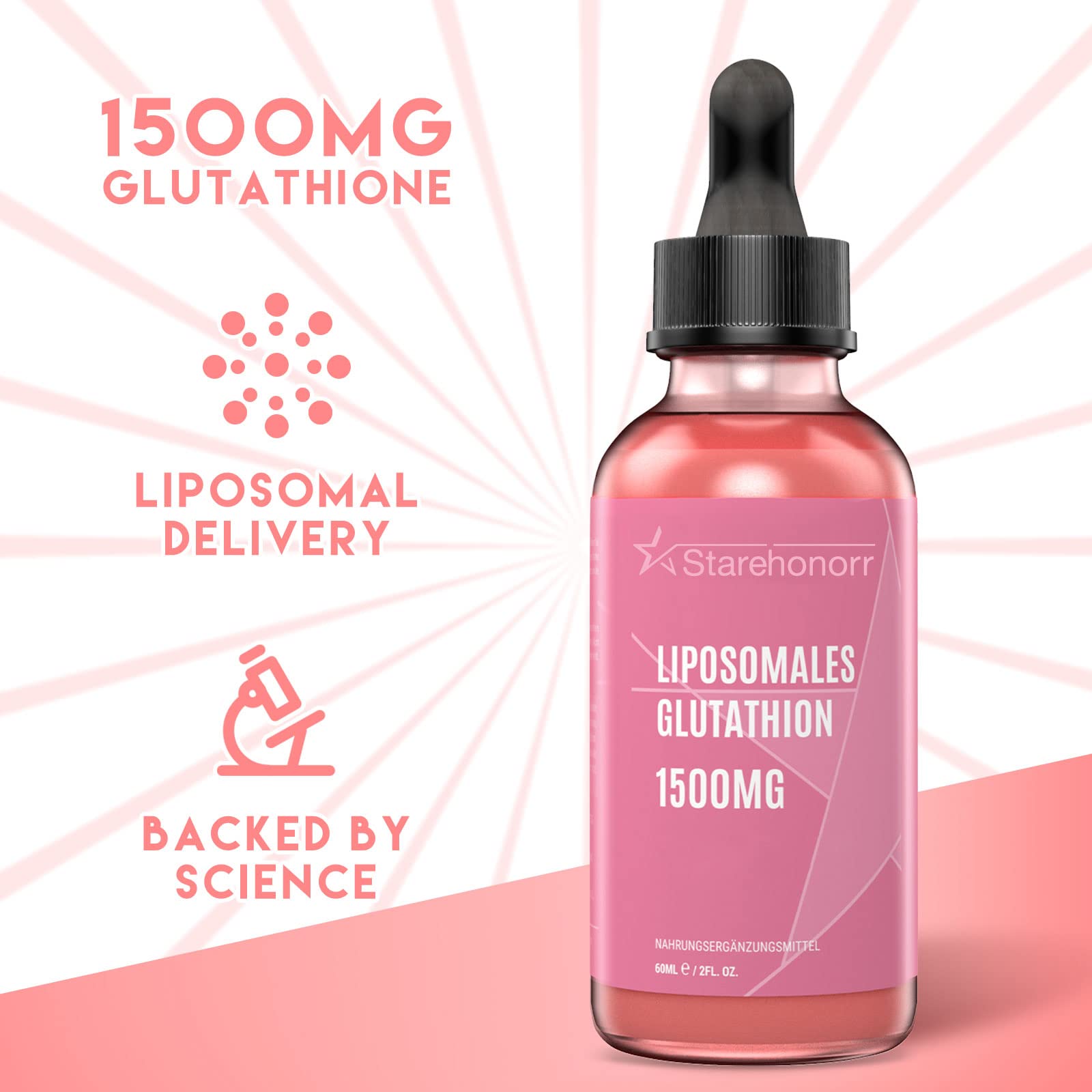 Vitamins and minerals in liquid form