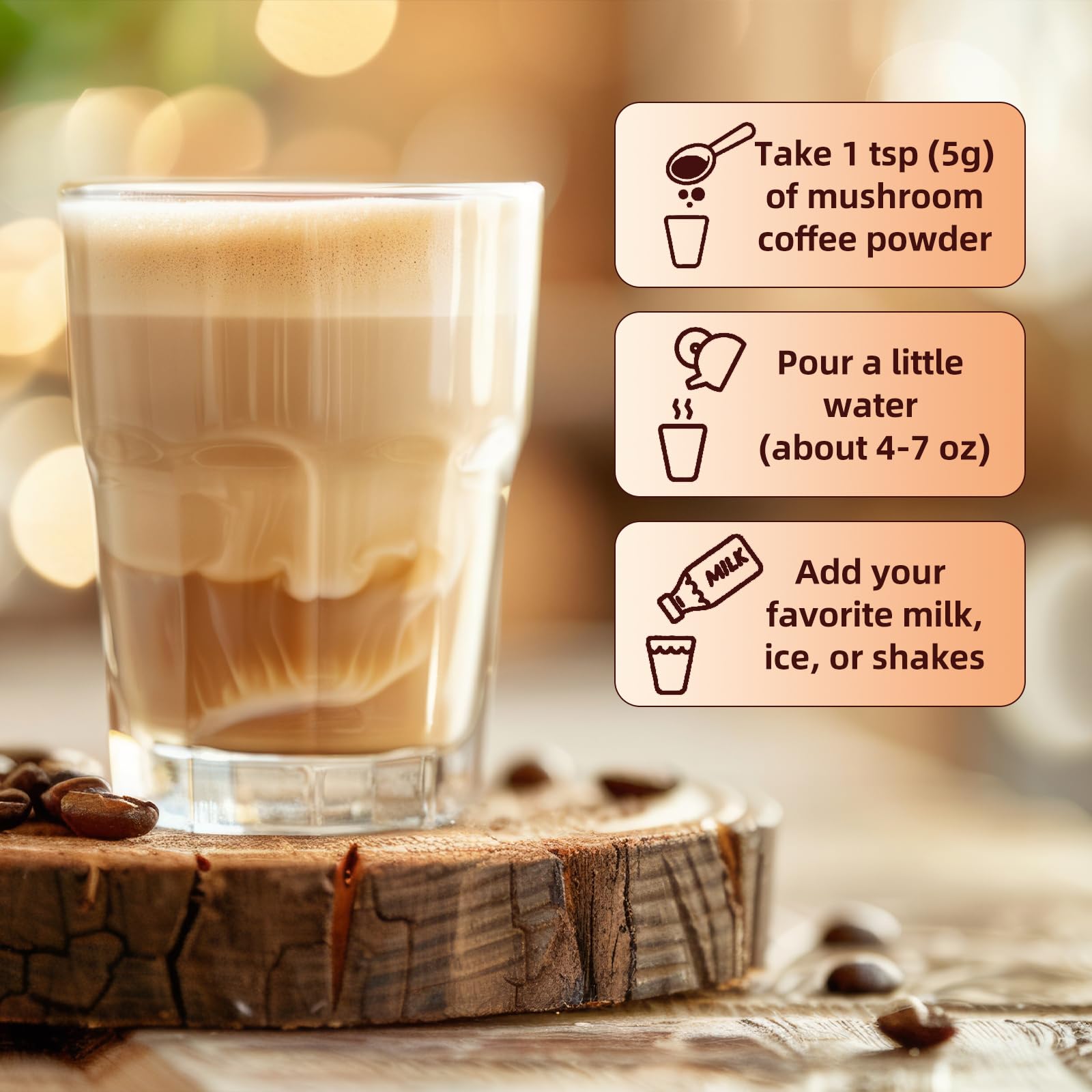 Vitamins and minerals in mushroom coffee