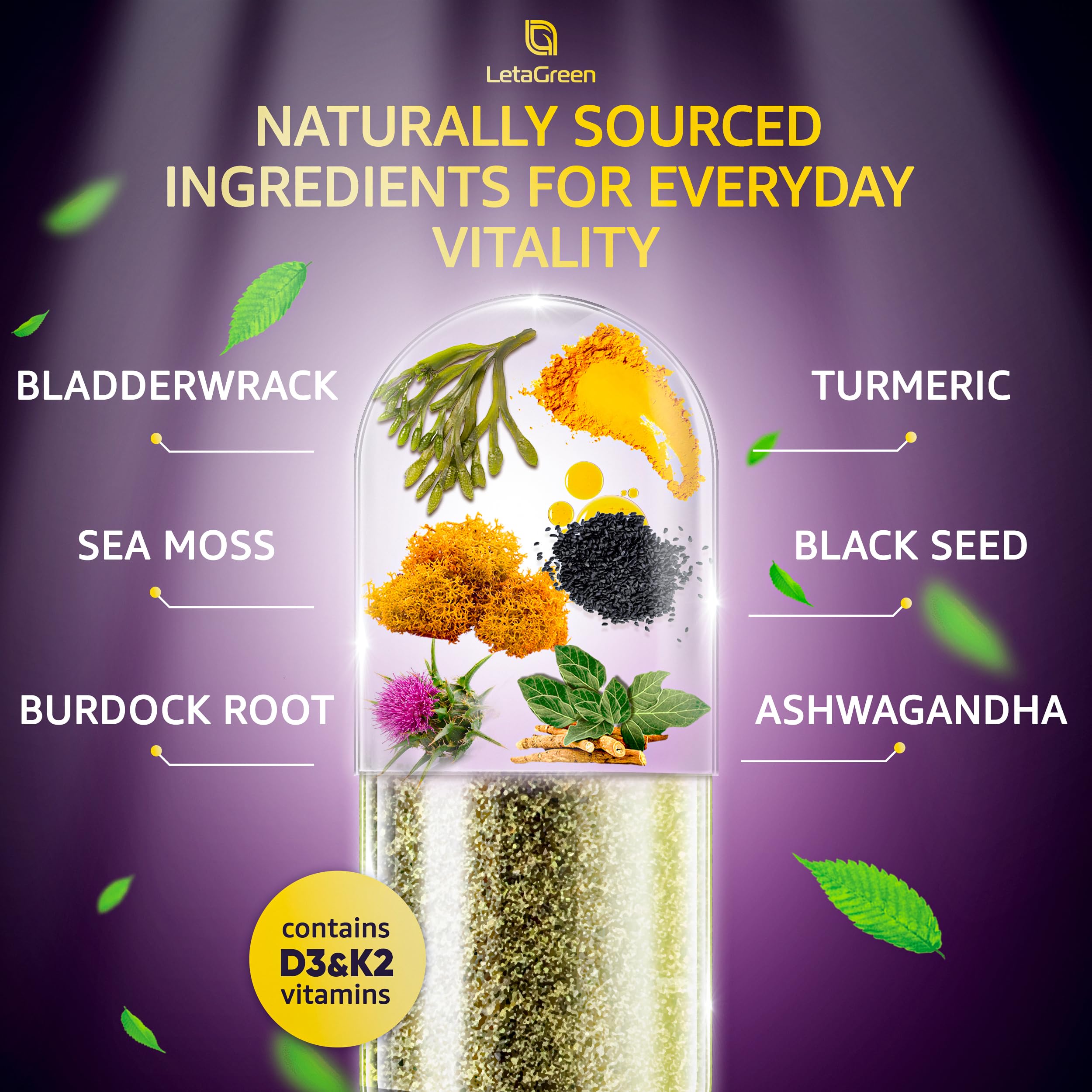 Vitamins and minerals in one capsule