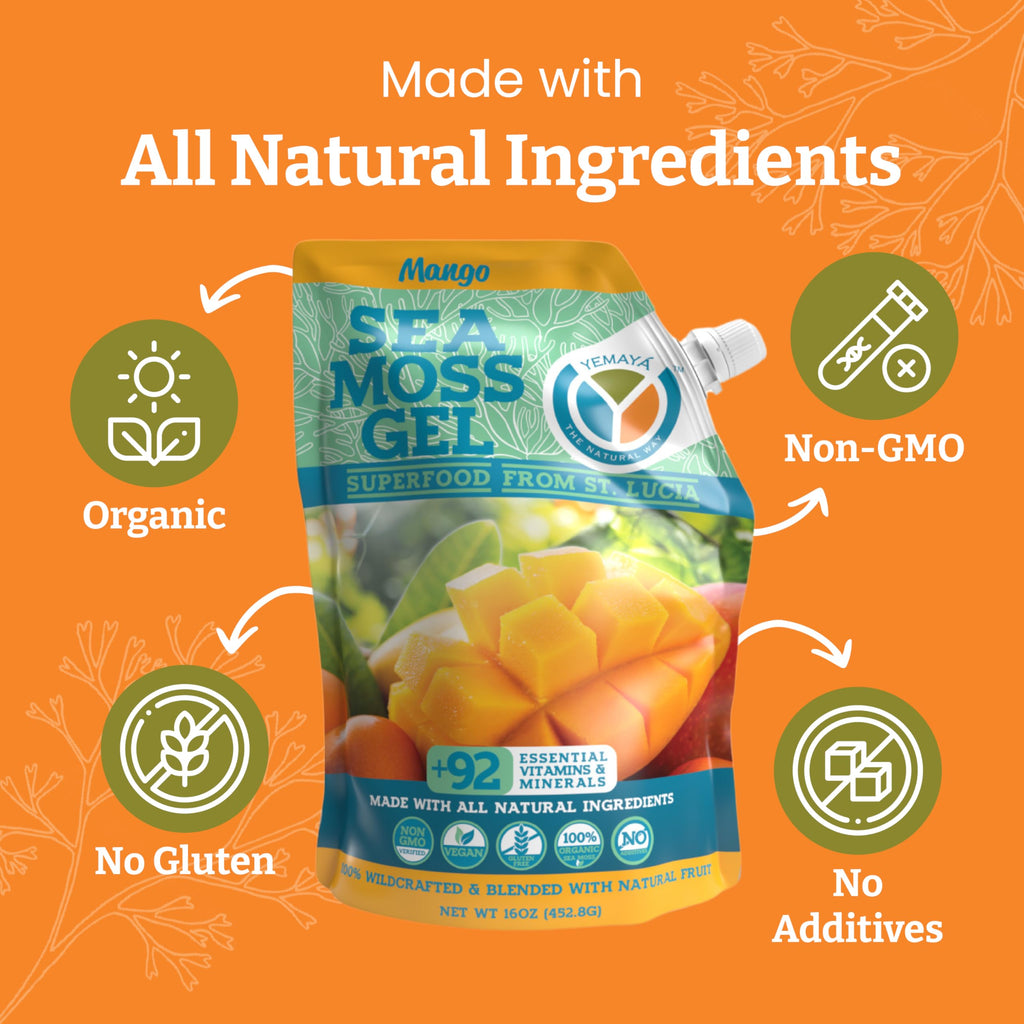 Vitamins and minerals in sea moss