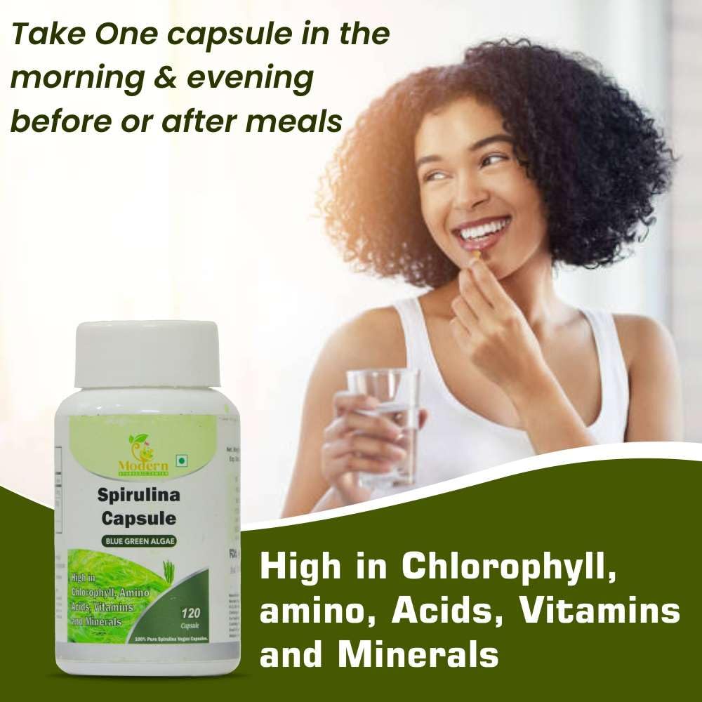 Vitamins and minerals in spirulina