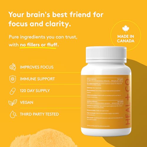 Vitamins and mushrooms for brain support
