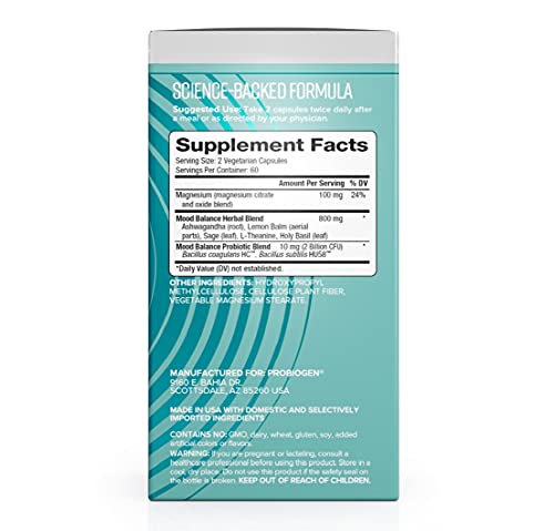 Vitamins and probiotics for mental wellness