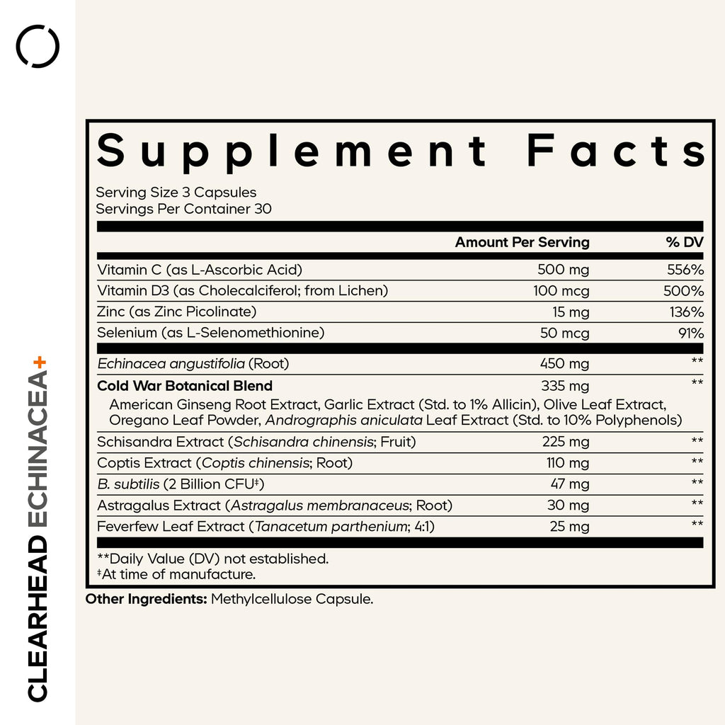 Vitamins C and D3 for immunity