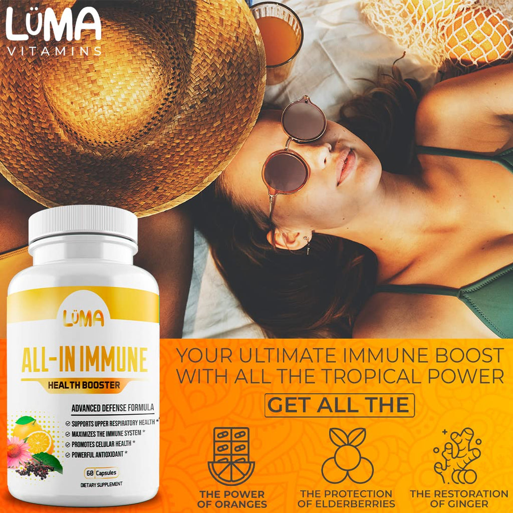 Vitamins C and D3 with elderberry