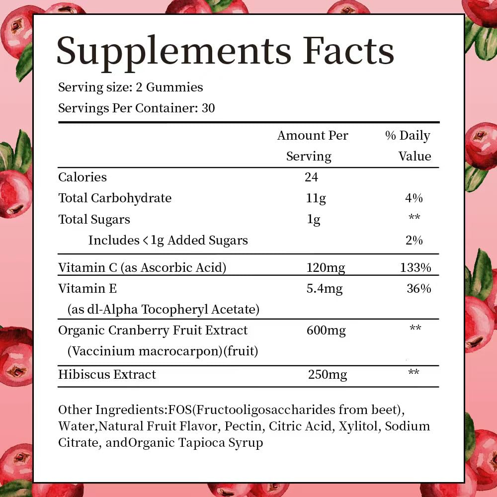 Vitamins C and E gummy multivitamin