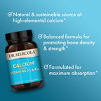 Vitamins D3 and K2 for calcium absorption