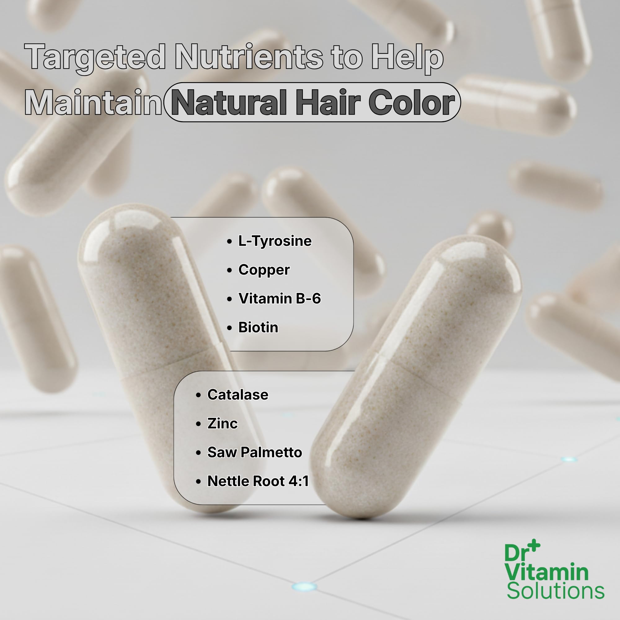 Vitamins for aging hair and skin