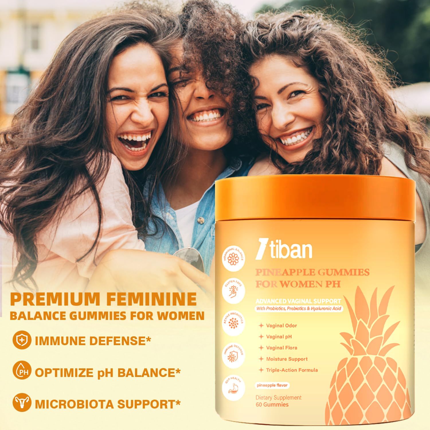 Vitamins for balanced feminine pH