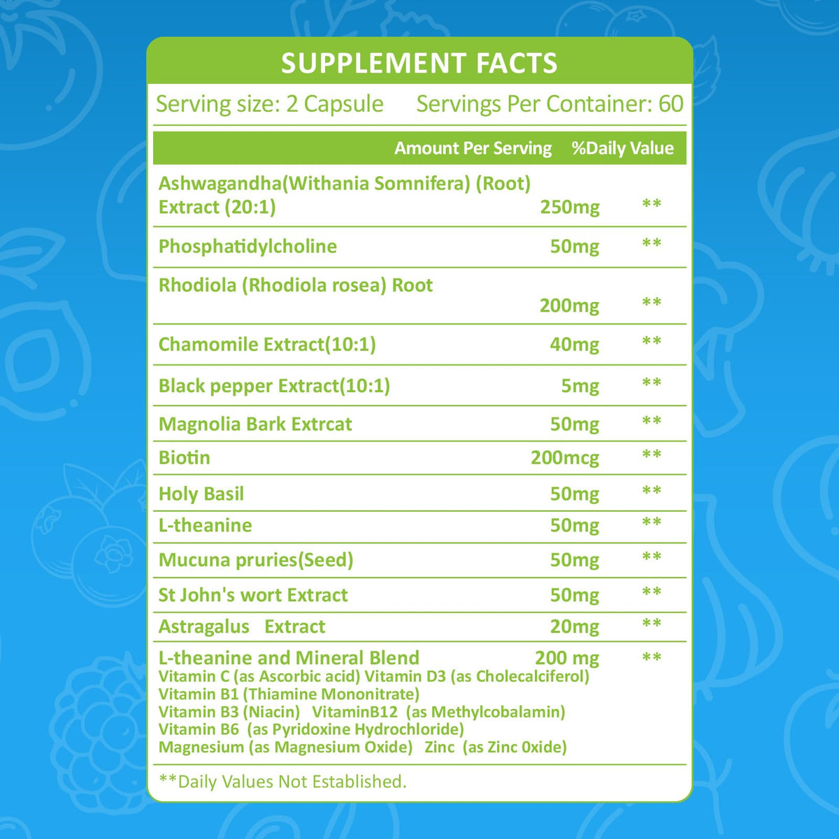 Vitamins for balanced hormone levels