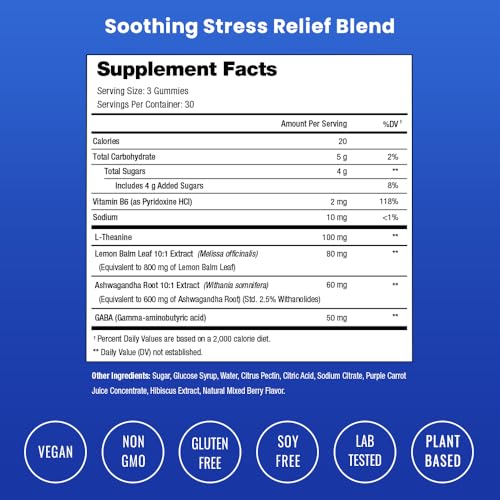 Vitamins for calming effects on mood