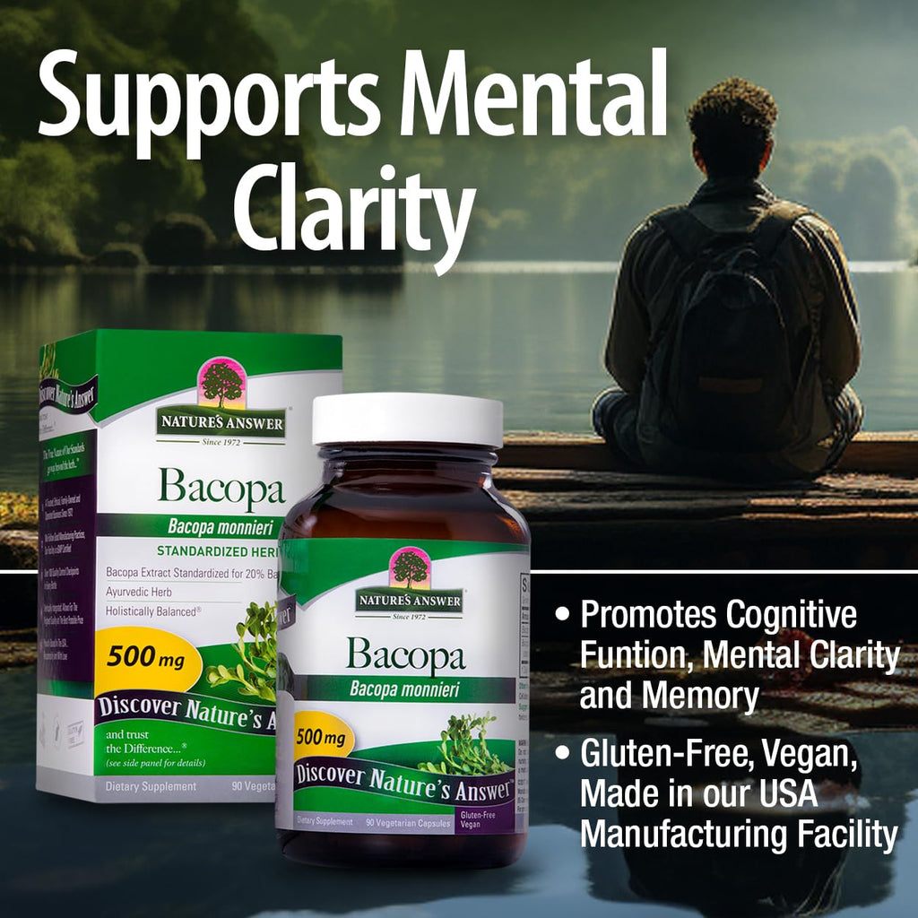 Vitamins for cognitive support Bacopa
