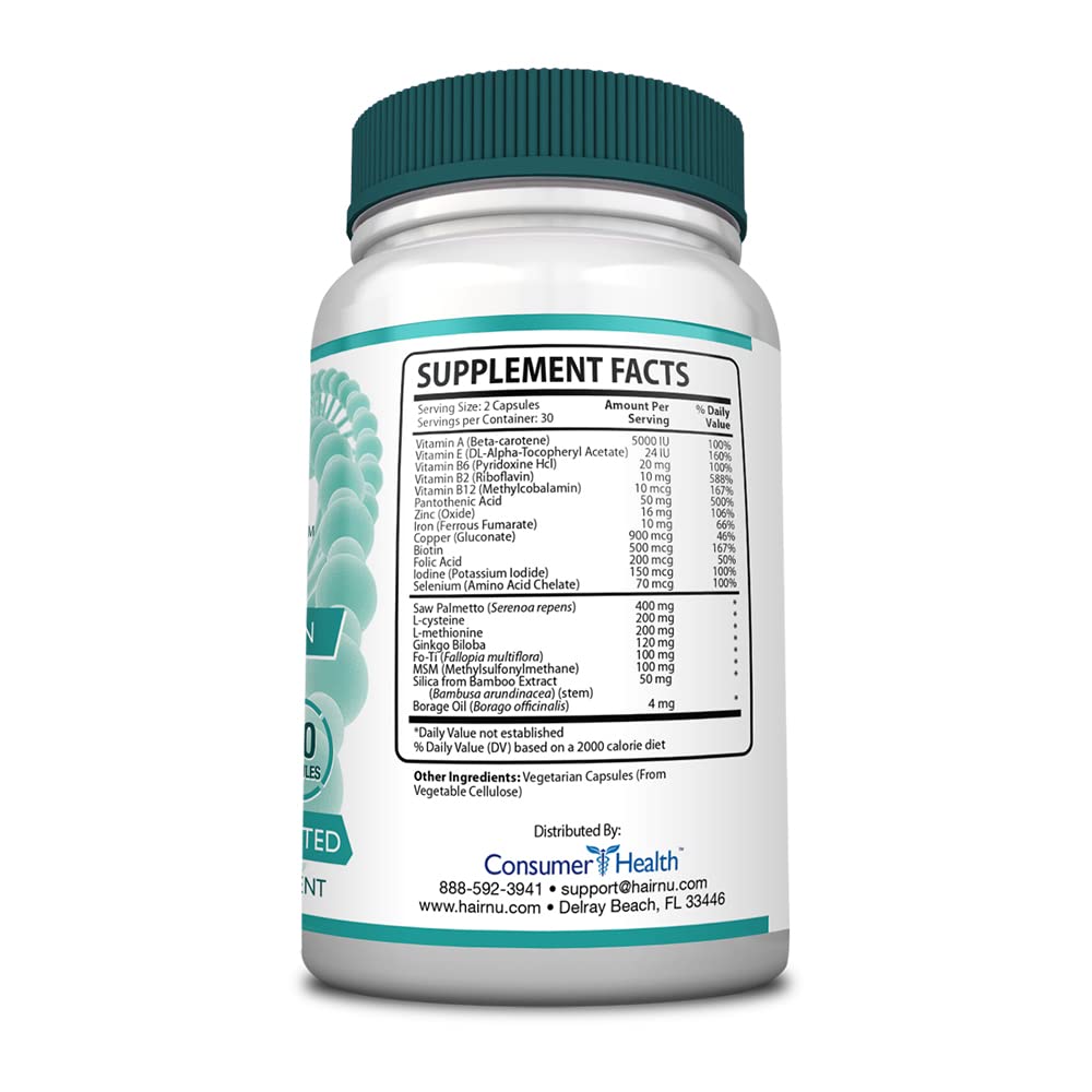 vitamins for fuller, thicker hair