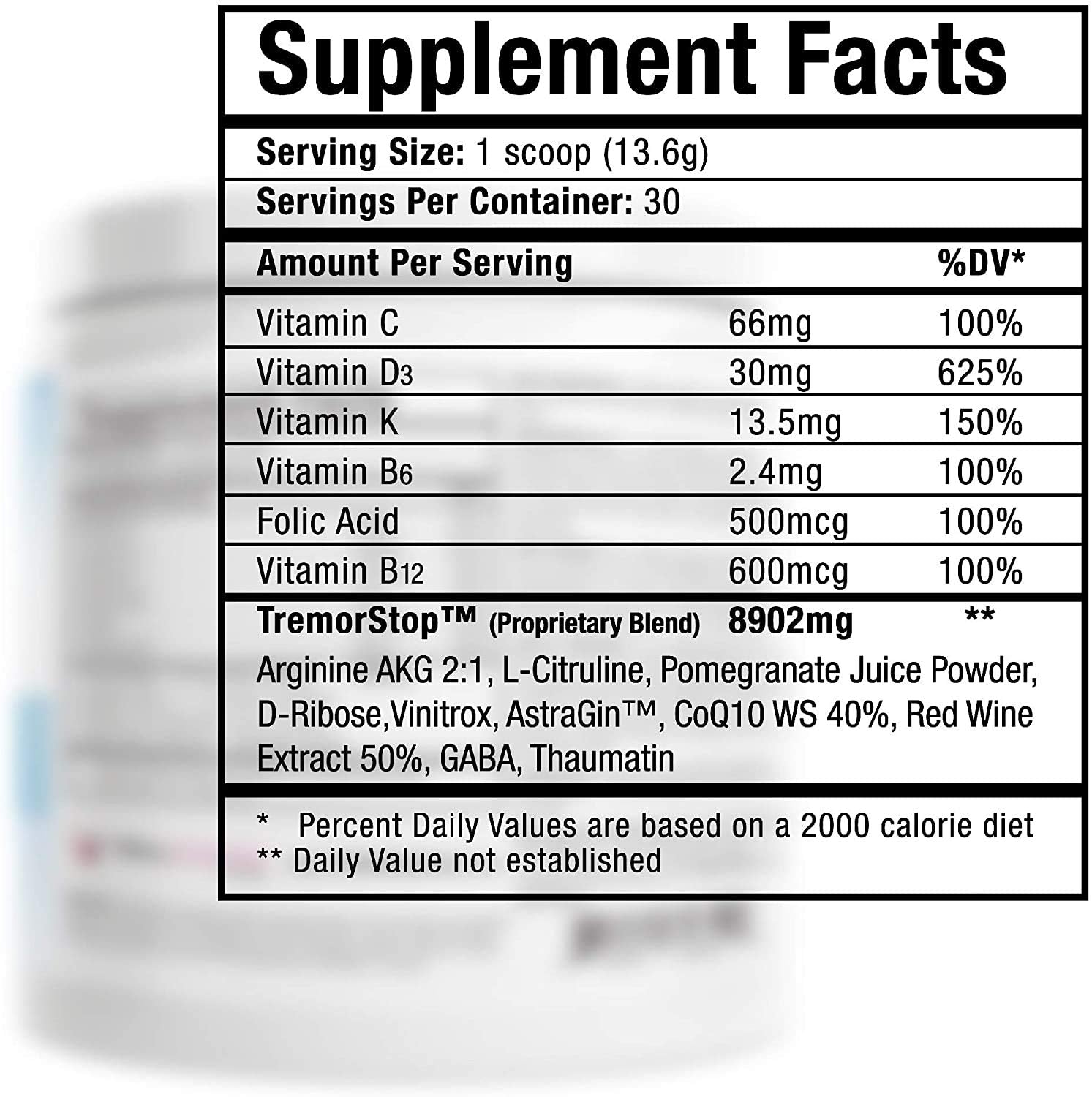 vitamins for hand and leg tremors