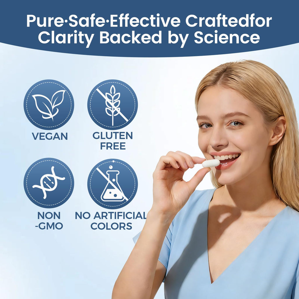 Vitamins for healthy eyesight and focus