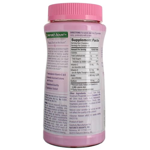 Vitamins for healthy hair and skin