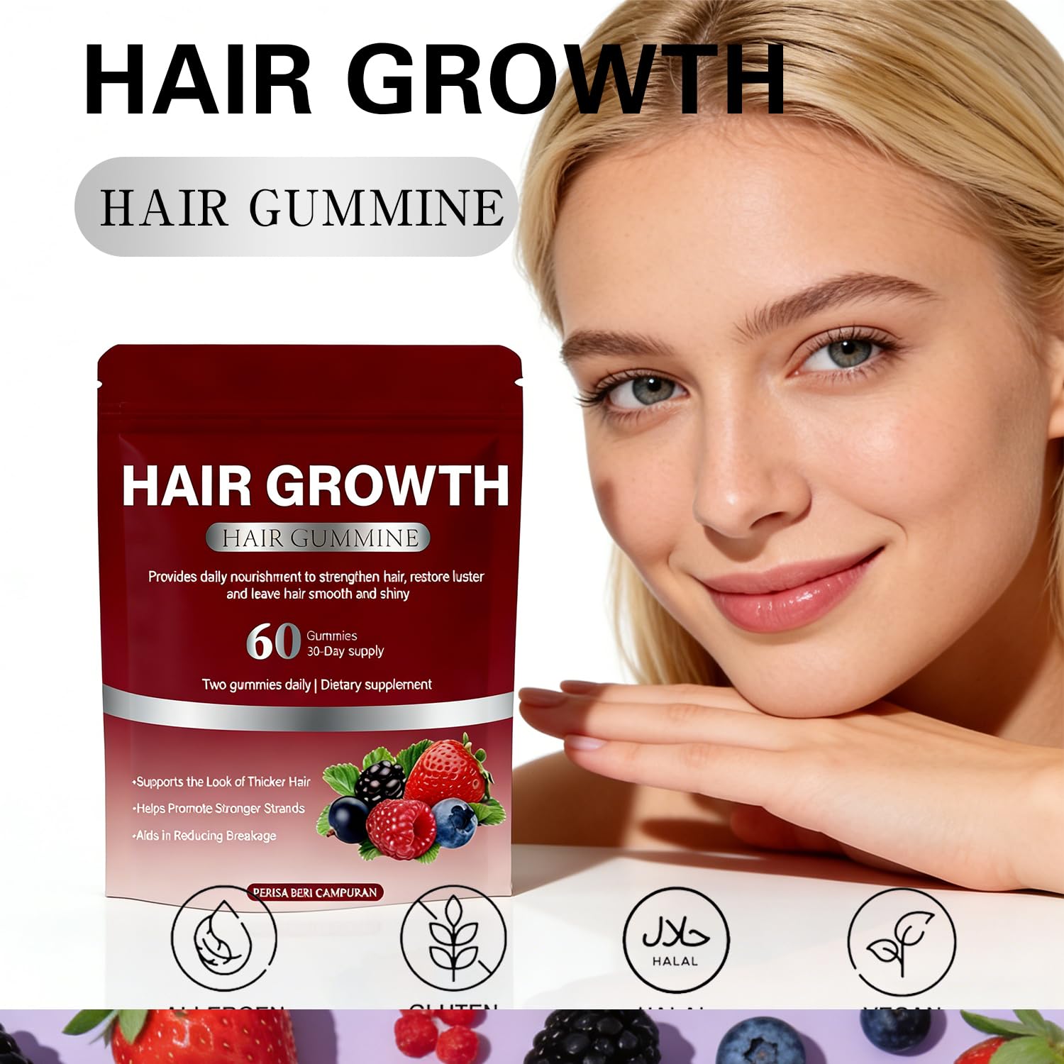 Vitamins for healthy hair growth