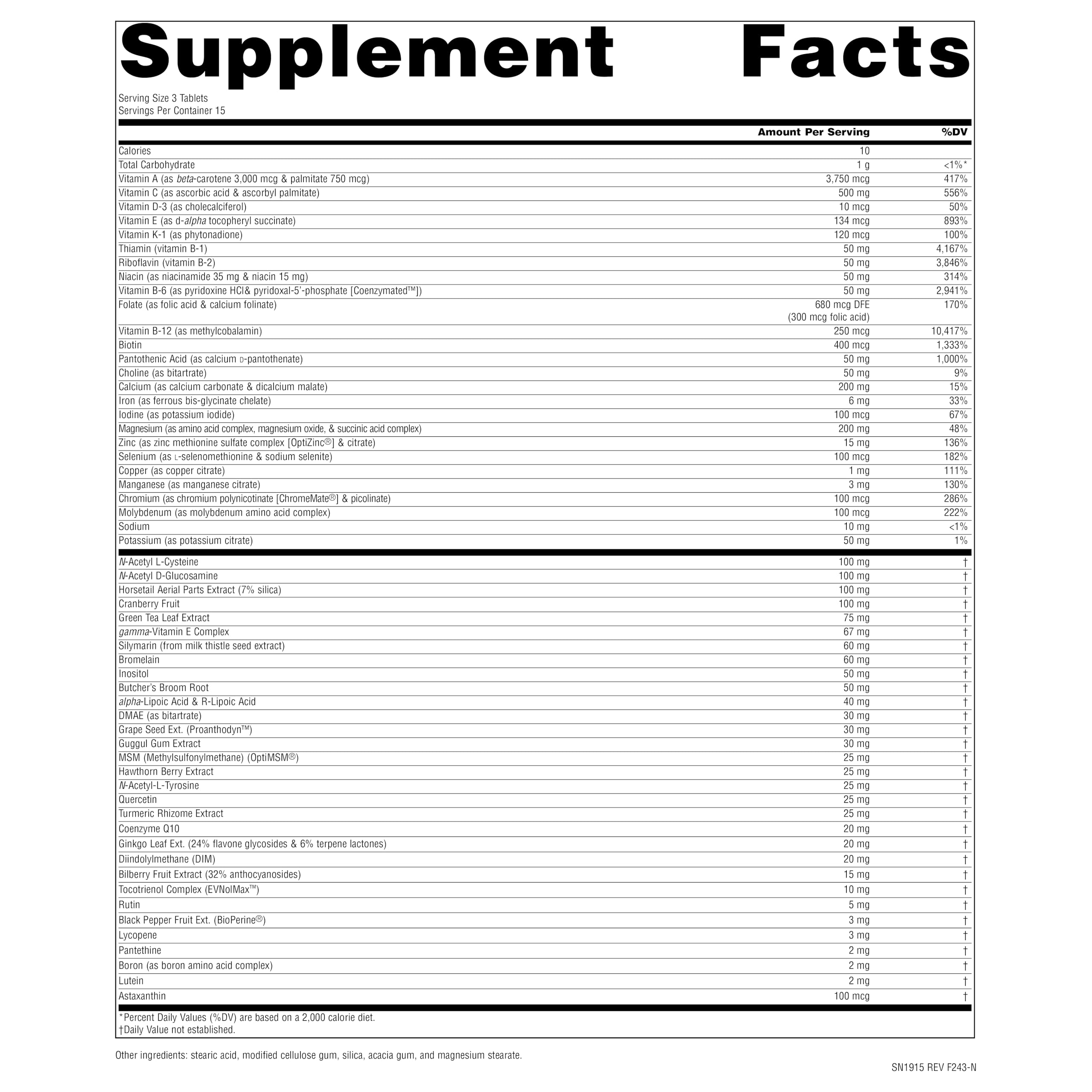 Vitamins for hormonal balance and vitality