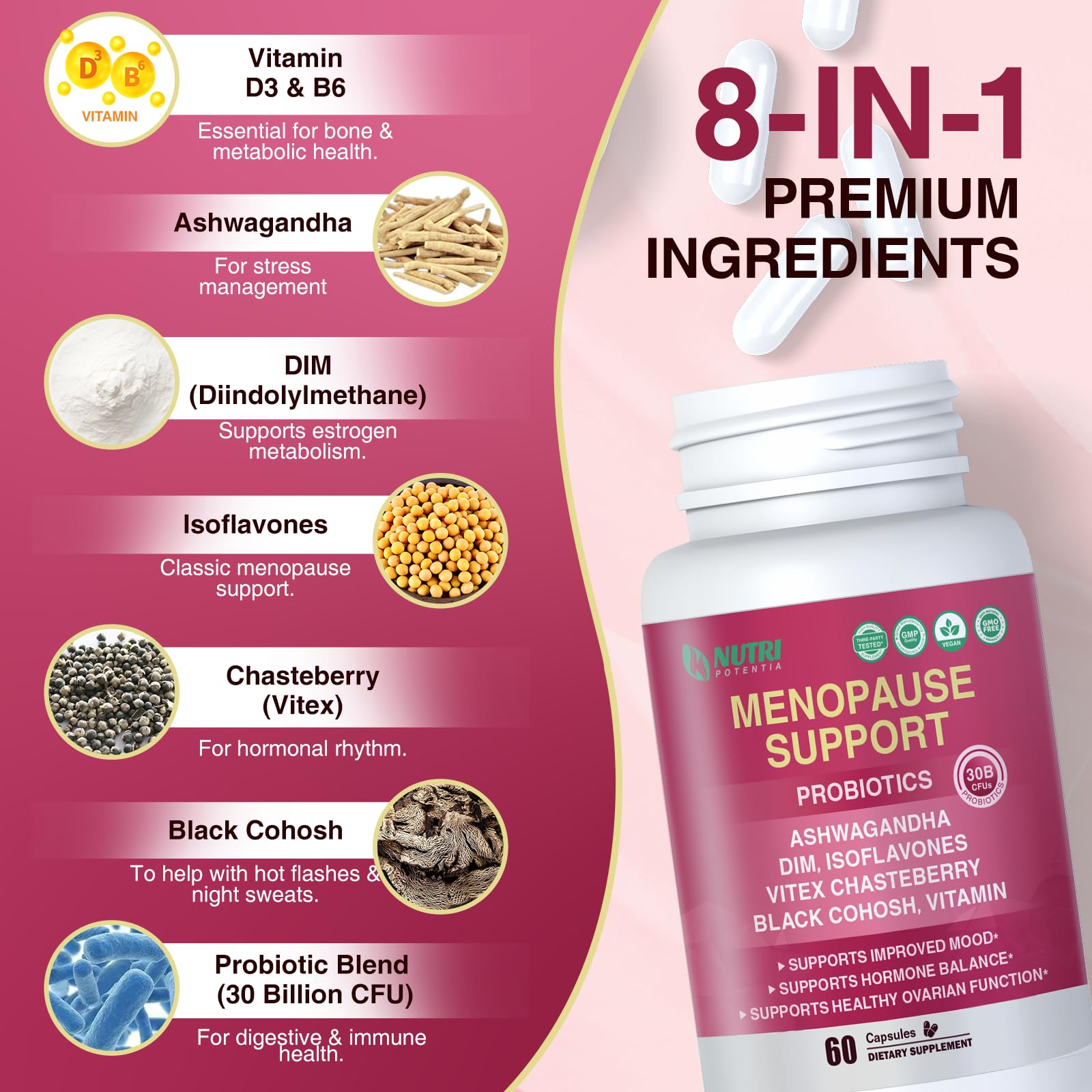 Vitamins for hormonal balance