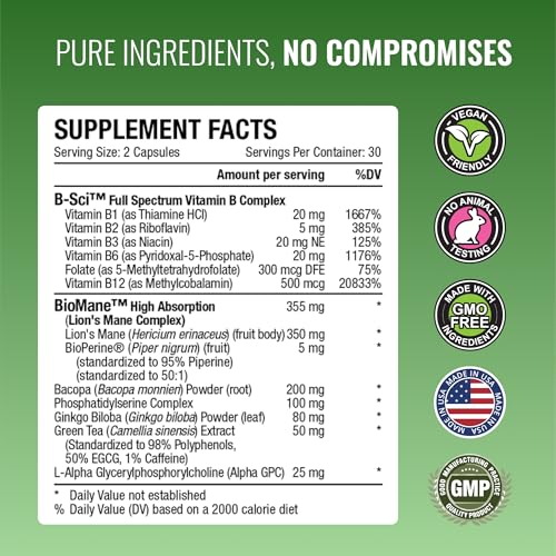 Vitamins for improved cognitive function