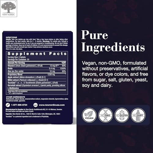 Vitamins for improved hair texture