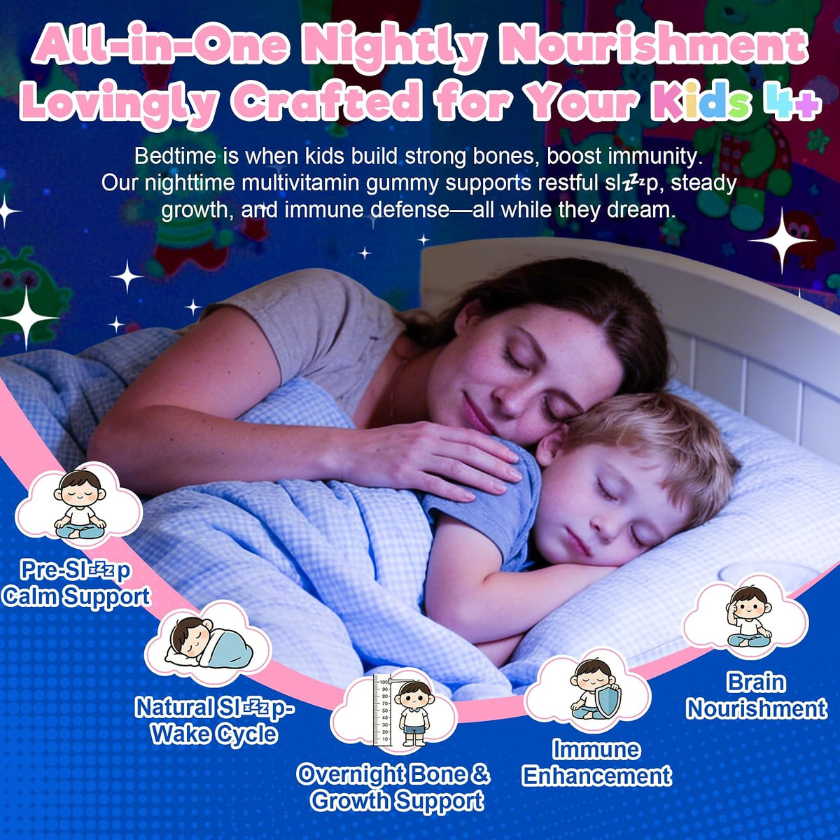 Vitamins for kids' nighttime routine