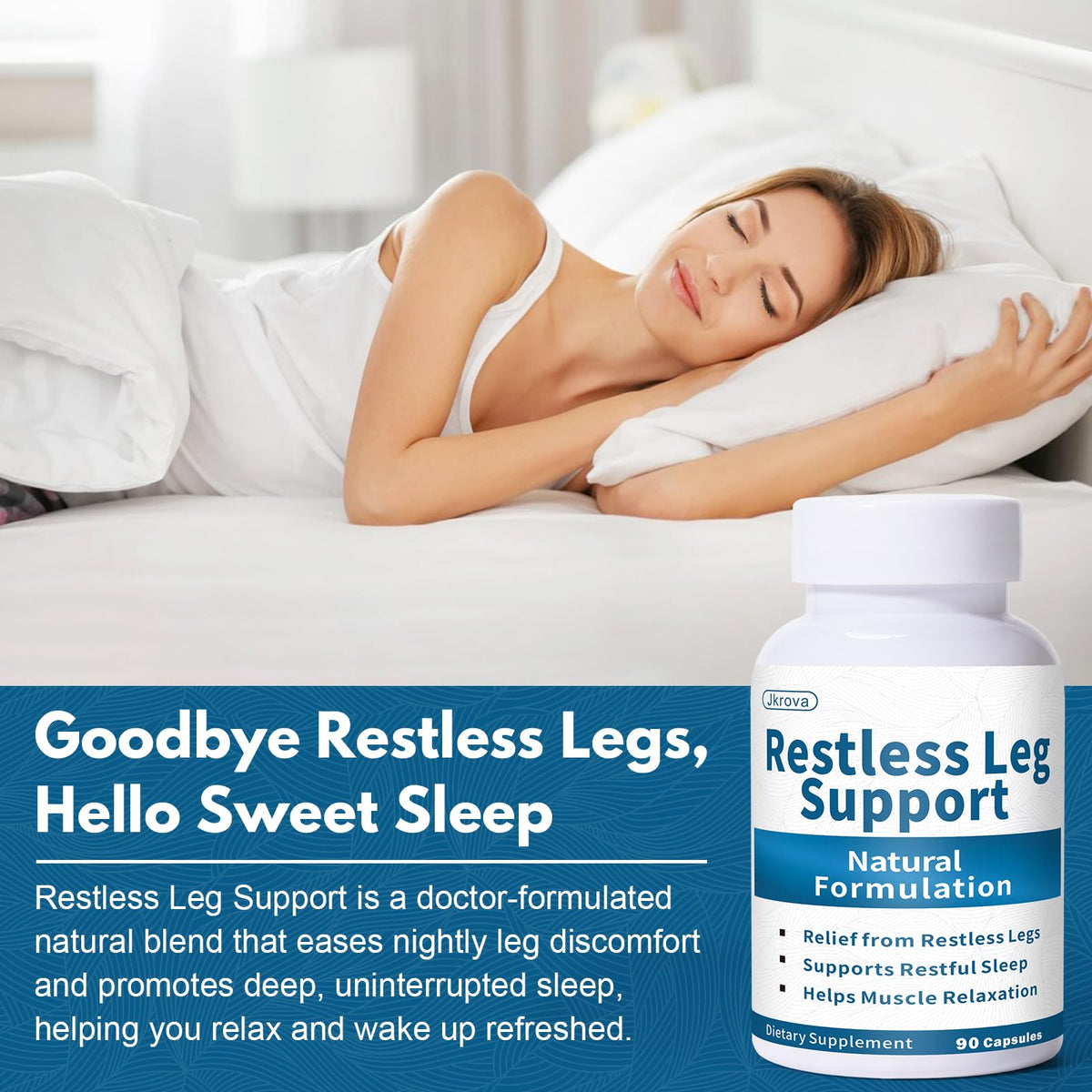 Vitamins for leg discomfort relief