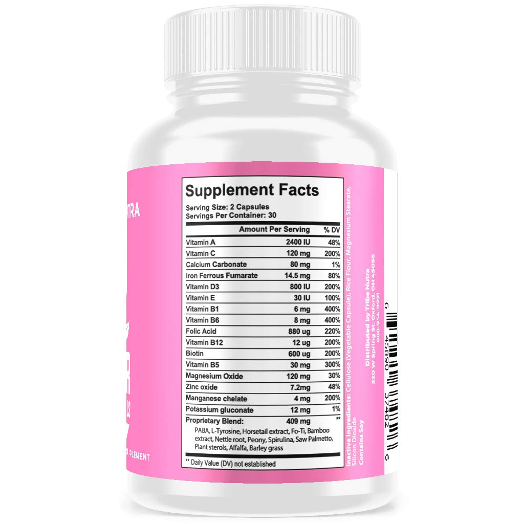 Vitamins for longer, stronger hair