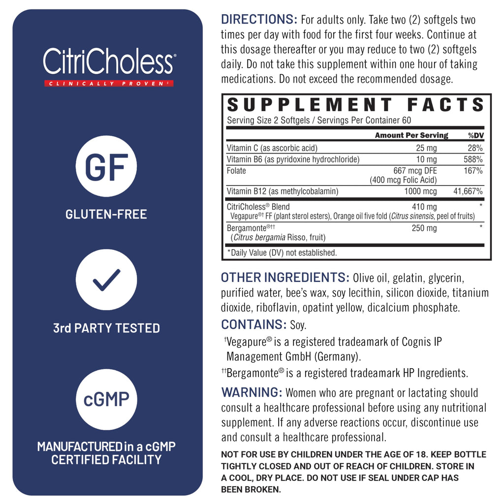 vitamins for maintaining healthy cholesterol