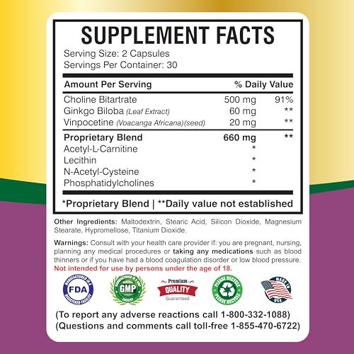 Vitamins for memory and brain function